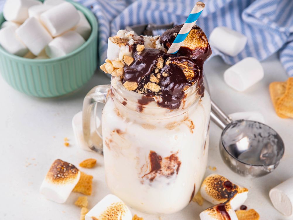 roasted marshmallow milkshake