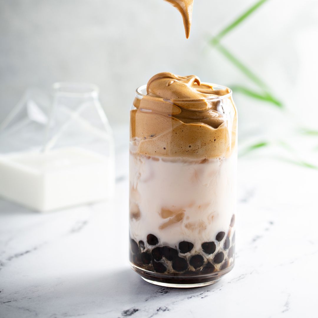How to Make Creamy Dalgona Bubble Coffee