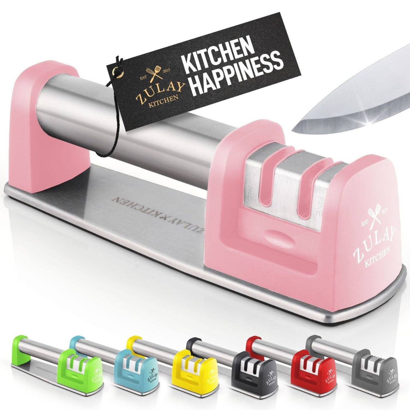 Knife Sharpener (2-Stage) | Zulay Kitchen
