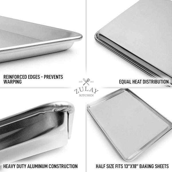 Aluminum Baking Pan - Half Sheet (13" x 18") | Zulay Kitchen