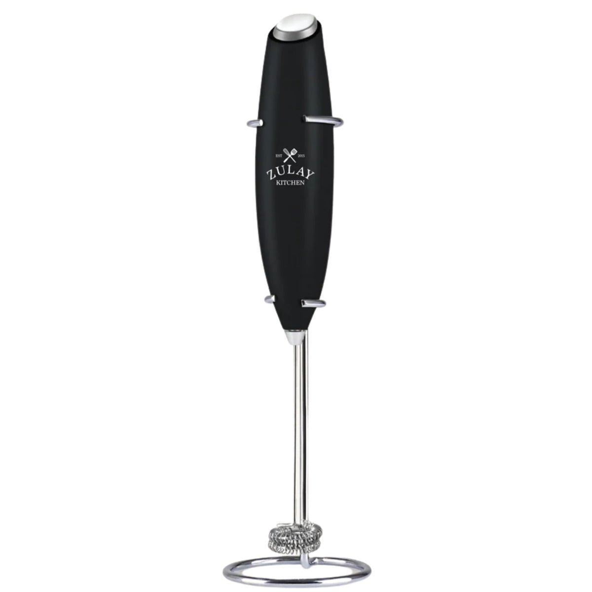Double Whisk Milk Frother Handheld Mixer | Zulay Kitchen