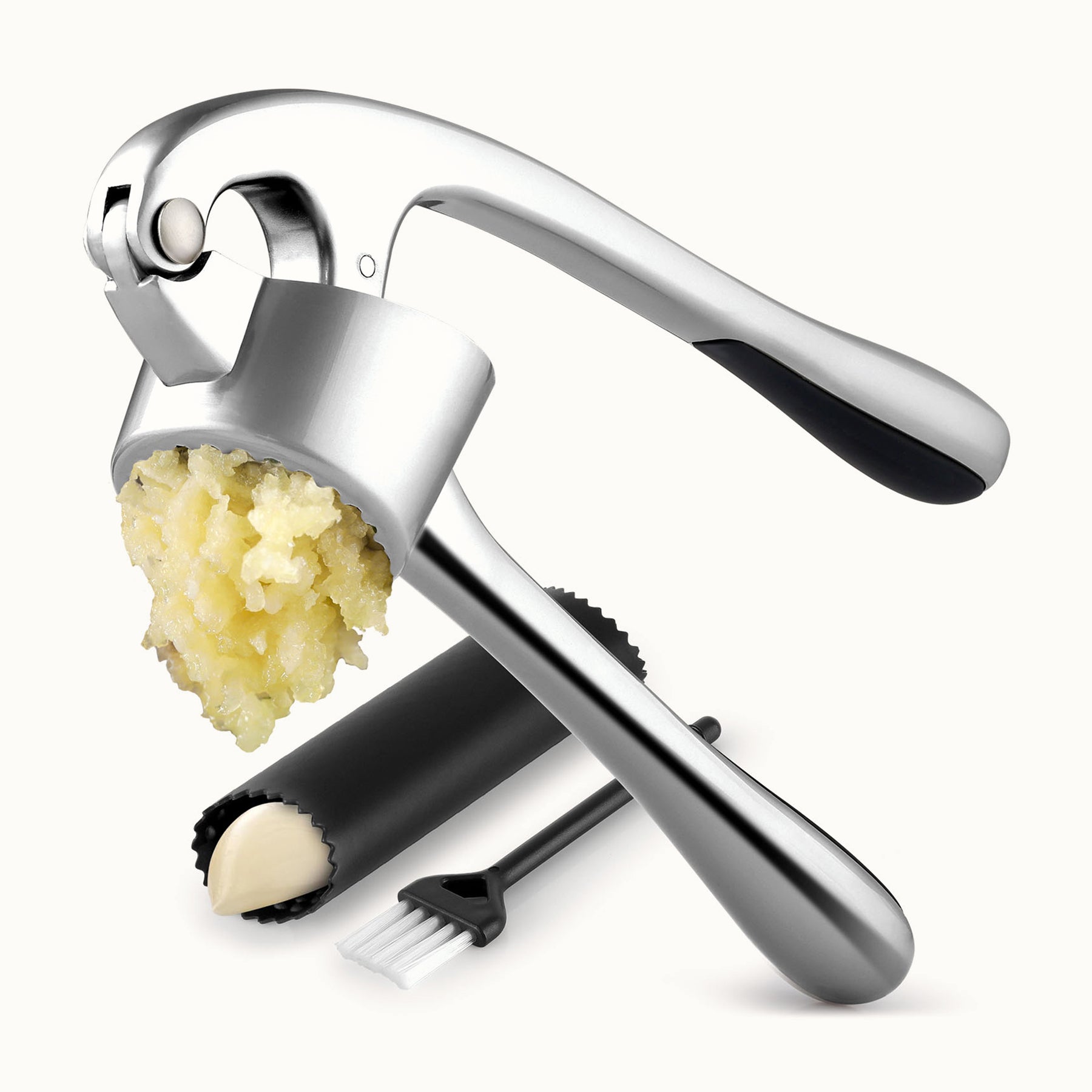 Large Garlic Press & Roller Set