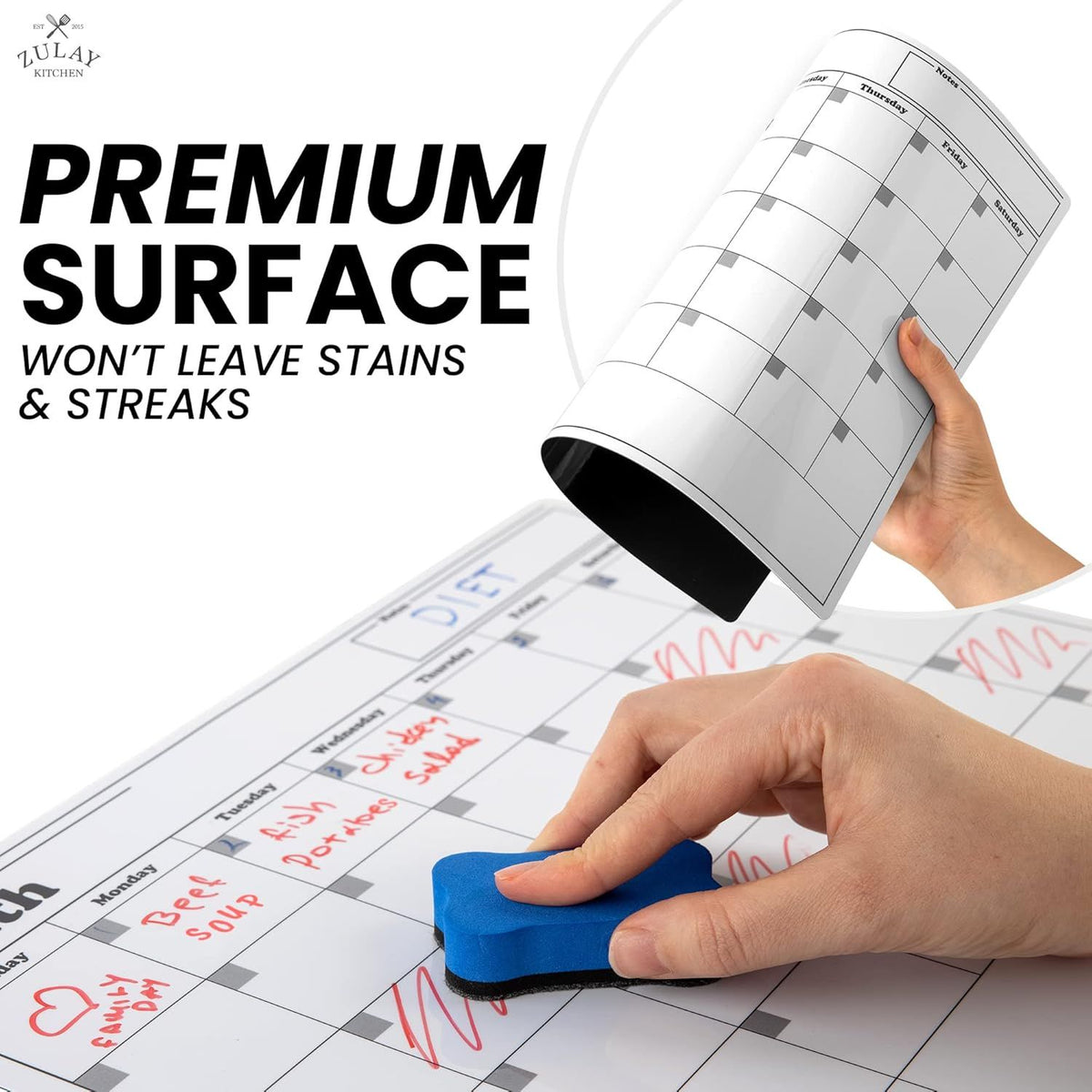 Magnetic Calendar Whiteboard Kit