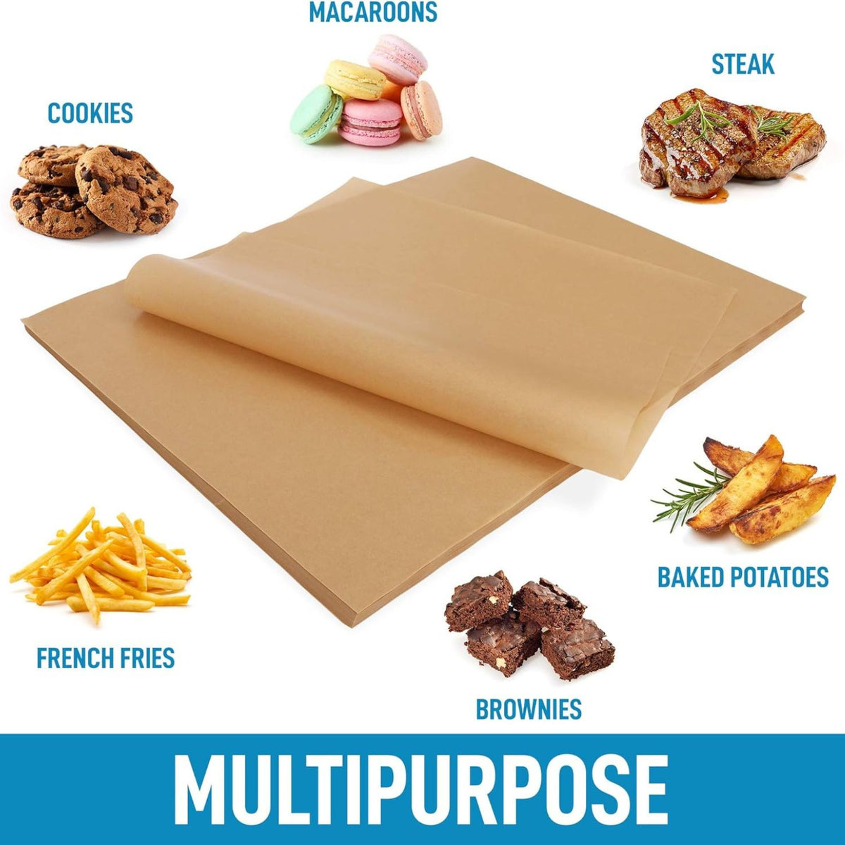 Unbleached Parchment Paper (200 pieces) - 12x16 Inches Online | Zulay ...