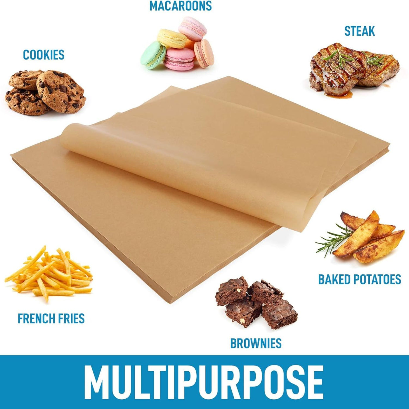 Unbleached Parchment Paper (200 pieces) - 12x16 Inches Online | Zulay ...