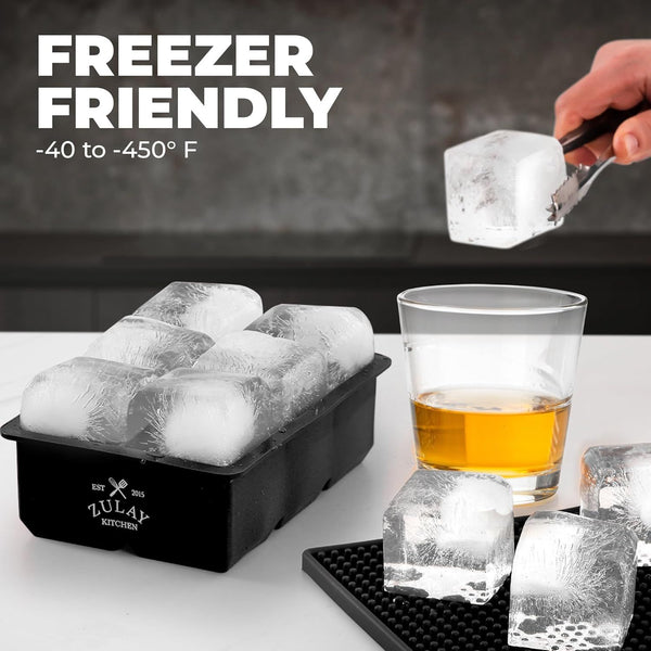 Silicone Square Ice Cube Mold & Ice Ball Mold |Zulay Kitchen