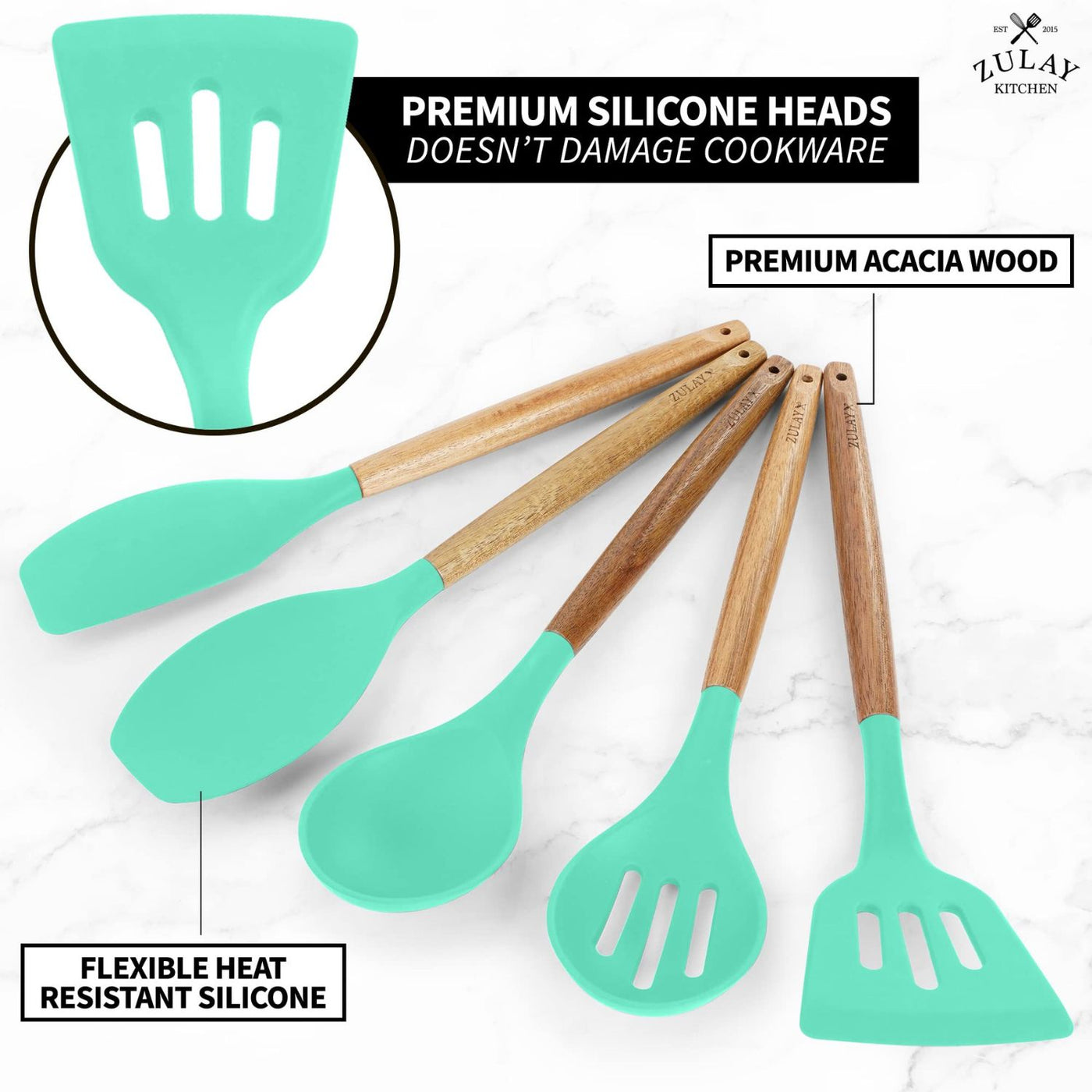 Silicone Utensils Set (5 Piece)