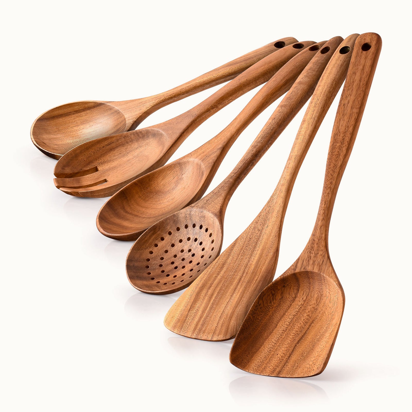 Teak Wood Utensils Set