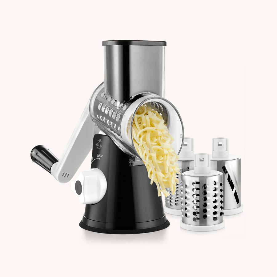Beginner-Friendly Guide on How to Use Rotary Cheese Grater – Zulay Kitchen